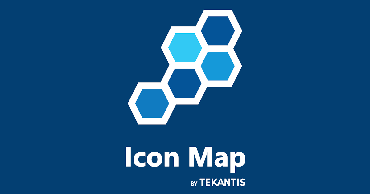 Icon Map - Advanced Map Visuals for Power BI by Tekantis
